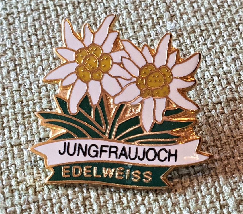 G869 Pin Edelweiss Jungfraujoch Schweiz (Gebraucht) in Reinach BL für CHF 2 – mit Lieferung auf ...