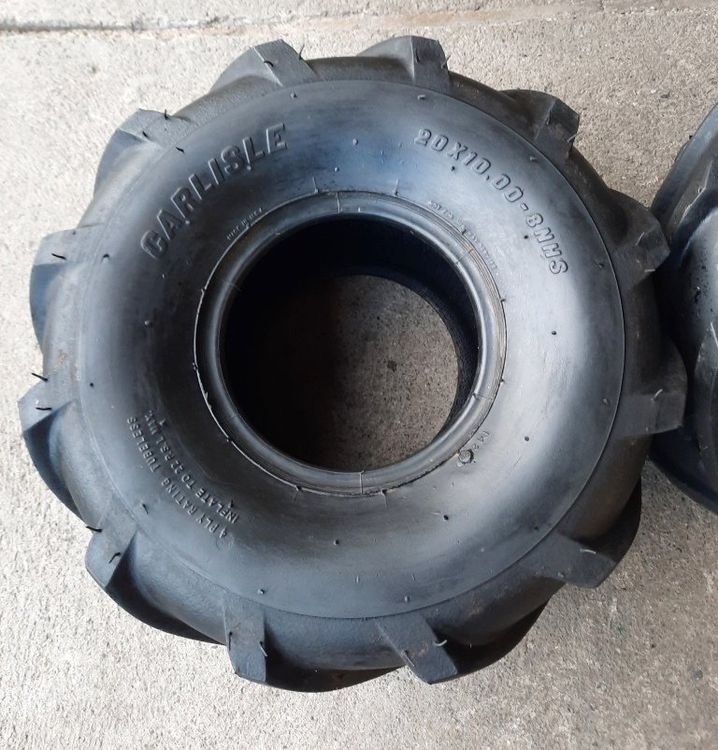 2x Neu Carlisle SuperLug 20x10.00-8, 4PR, TL, NHS, AS Profil (Neu ...