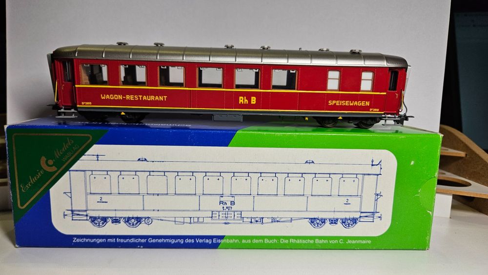 RhB Speisewagen Dr 3810 1970 Wabu 254.002 (Neu (gemäss Beschreibung)) in Morges für CHF 94 – mit ...
