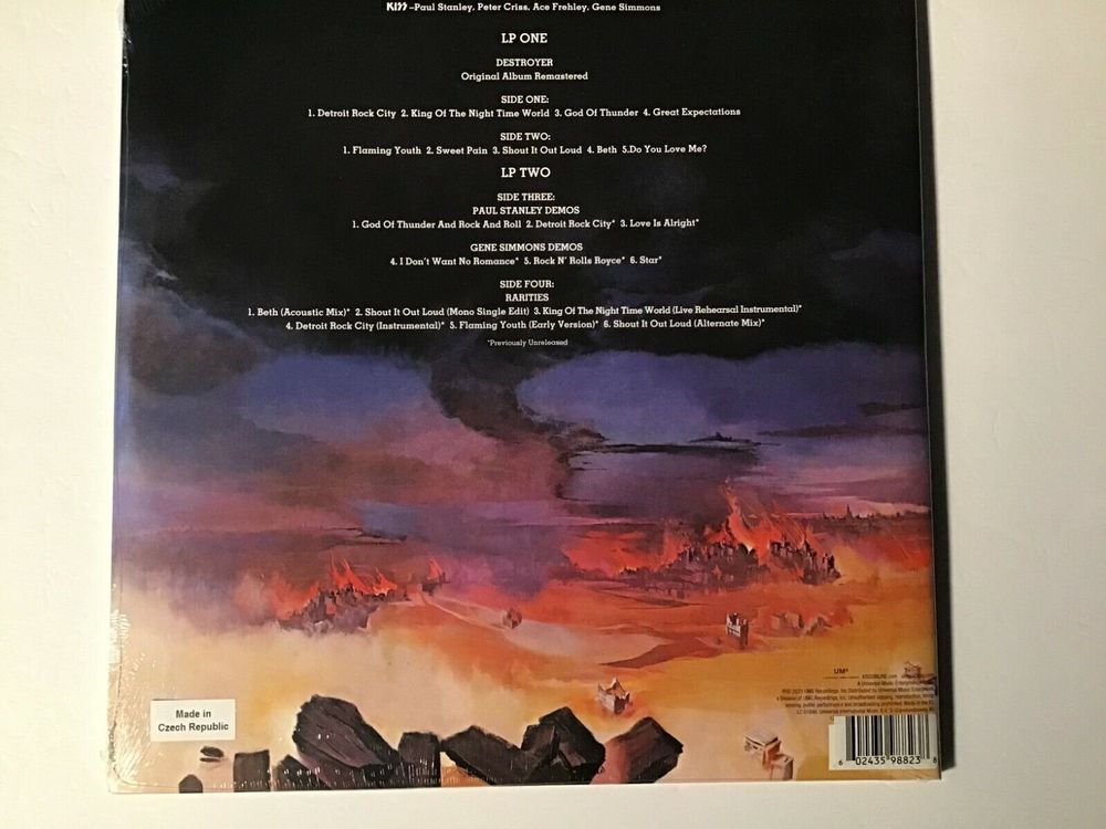KISS Destroyer Album LP 45th Color Vinyl - VERSCHWEISST (Neu und ...