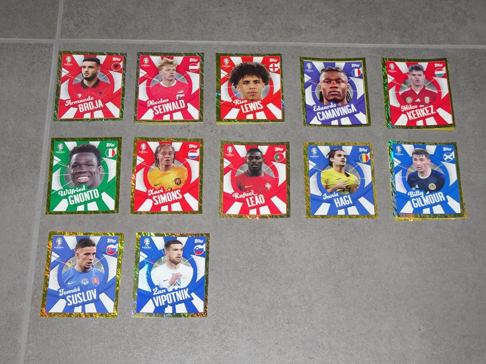 Auswahl Topps Gold Player to watch / PTW, Euro / EM 2024 (Neu (gemäss ...