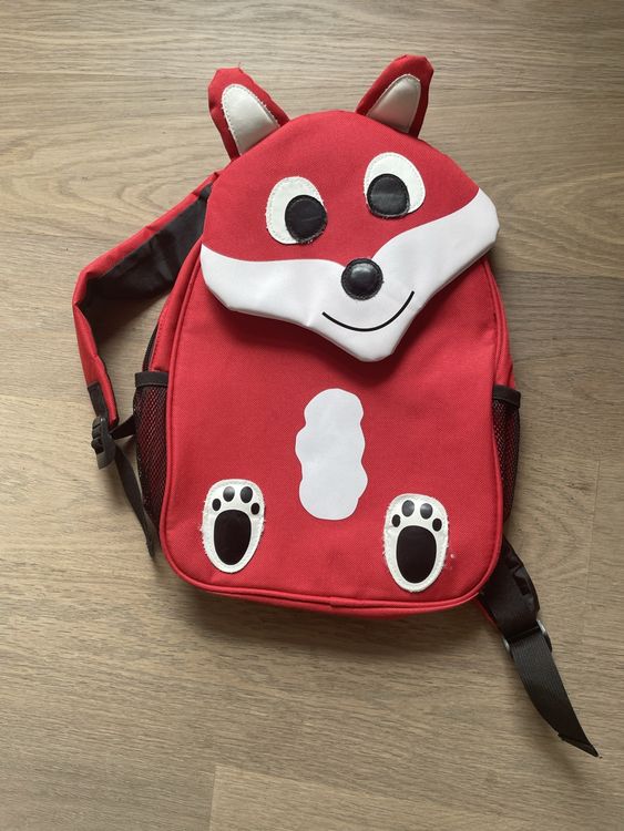 Süsser Kinderrucksack Fuchs, Kita-Rucksack, rot (Neu und ...