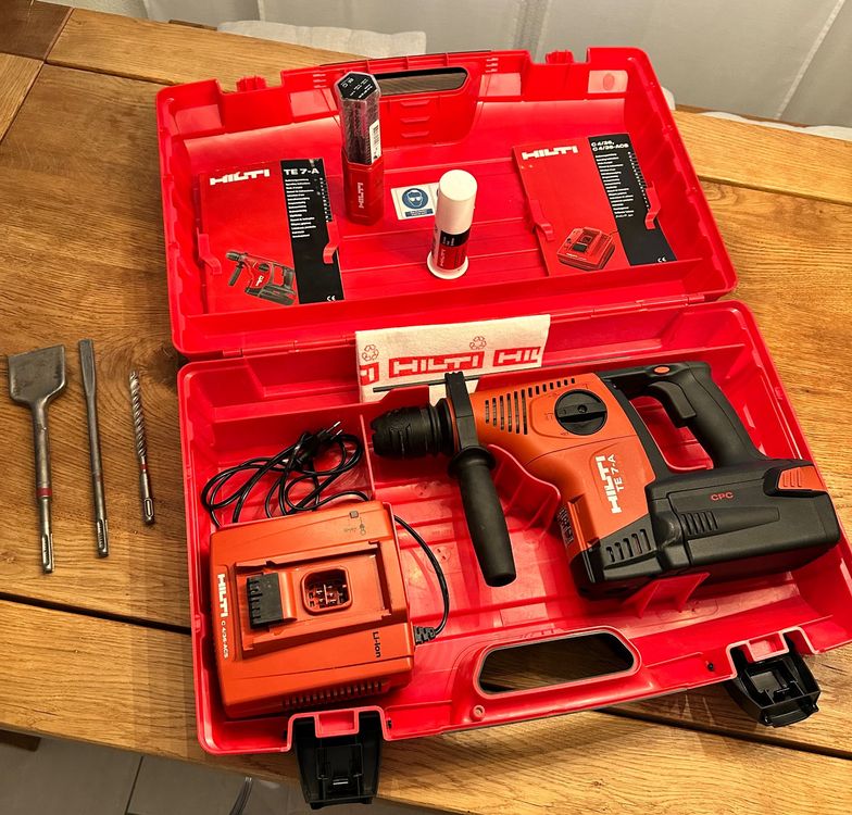 HILTI TE 7-A Bohrhammer inkl. Zubehör (Gebraucht) in Winterthur für CHF 514 – mit Lieferung auf ...