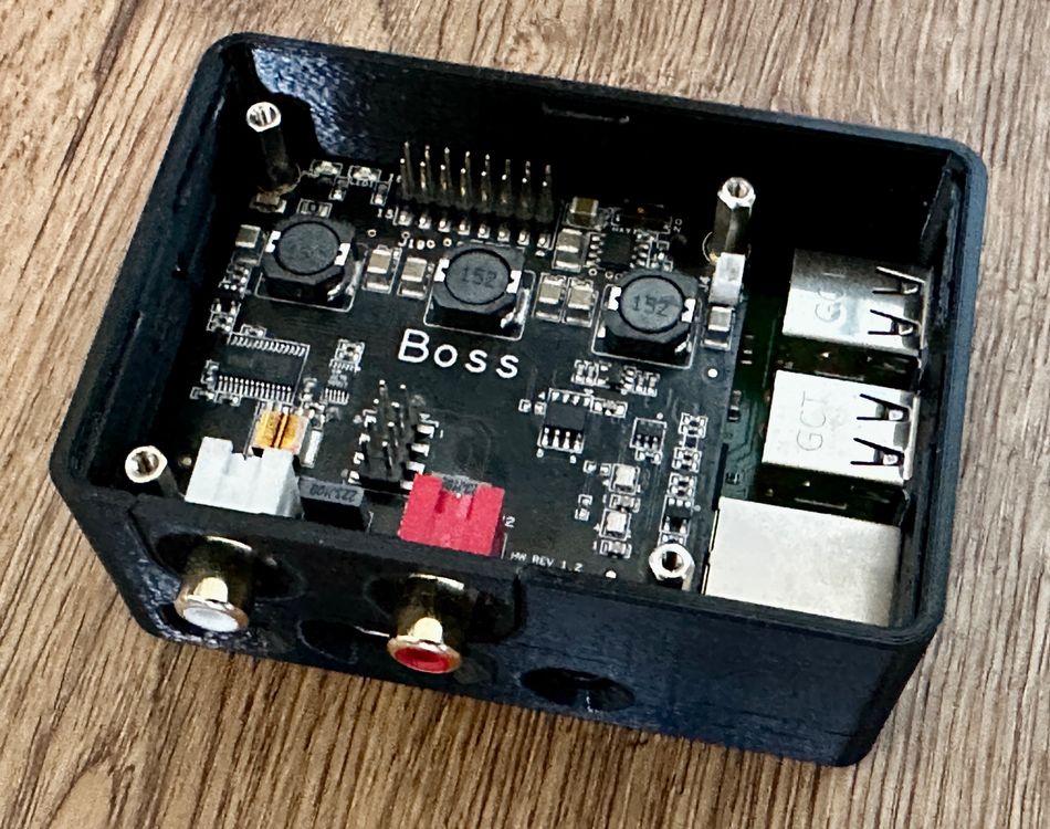 Raspberry Pi 3B +, mit Allo Boss DAC Soundkarte mit VOLUMIO (Gebraucht ...
