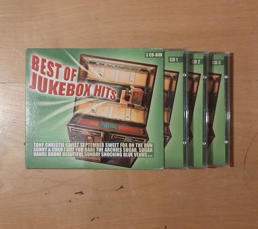 Jukebox Hits, 3-CD Box, Oldie Compilation, Sampler (Gebraucht) in ...