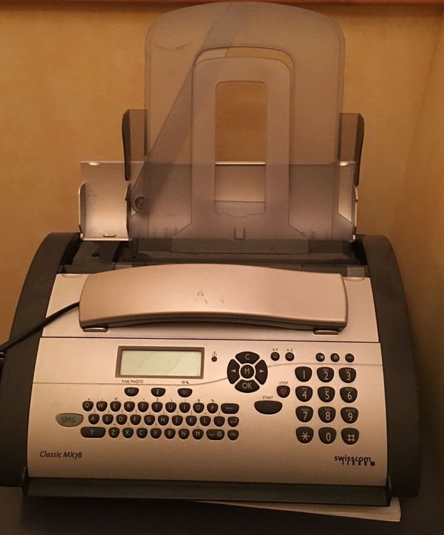 Swisscom Faxgerät "Classic MX78" (Gebraucht) in Sennhof - Winterthur ...