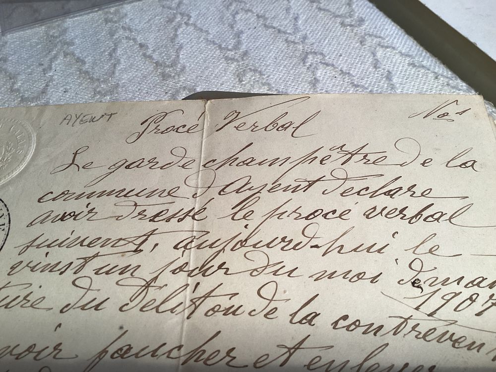 Ayent st romain et Luc FABIEN MORARD CHEF DE POLICE 1907 (Gebraucht) in ...