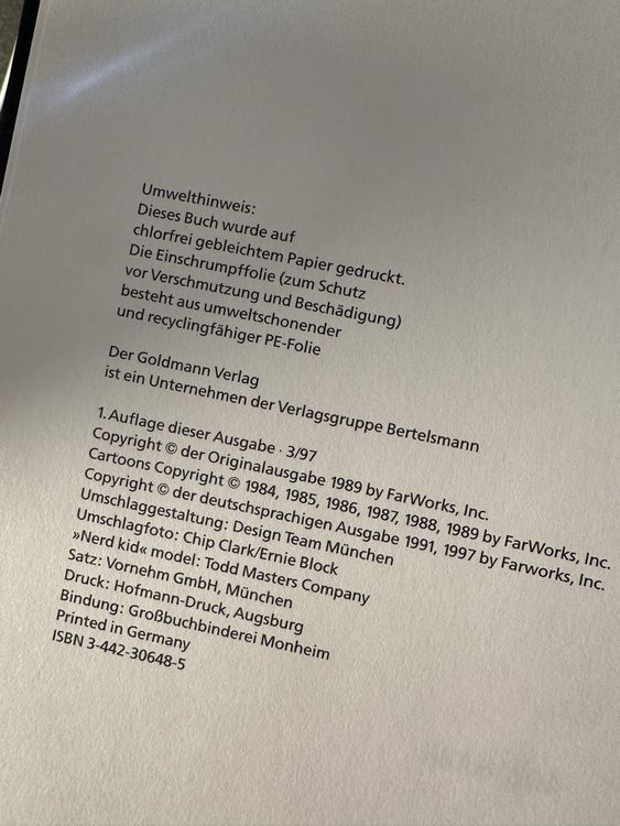 Gary Larson: Die Frühgeschichte der Anderen Seite, Comic (Gebraucht) in ...