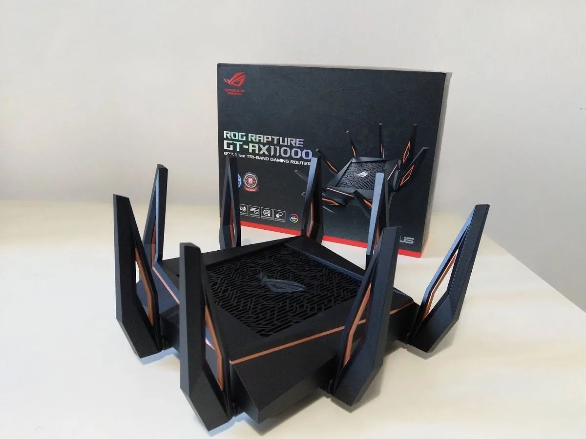 🕹️ ASUS ROG Rapture GT-AX11000 Tri-Band Gaming Router (Gebraucht) in ...