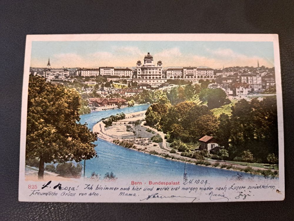 Postkarte Bern-Bundespalast 1904 (Gebraucht) in Breitenbach für CHF 1 – mit Lieferung auf ...