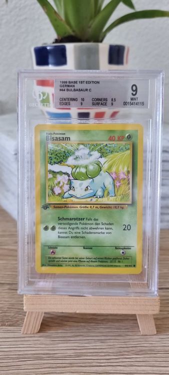 BGS 9 / 1999 Base Set 1st Edition / Bisasam / MINT Pokemon | Kaufen auf ...
