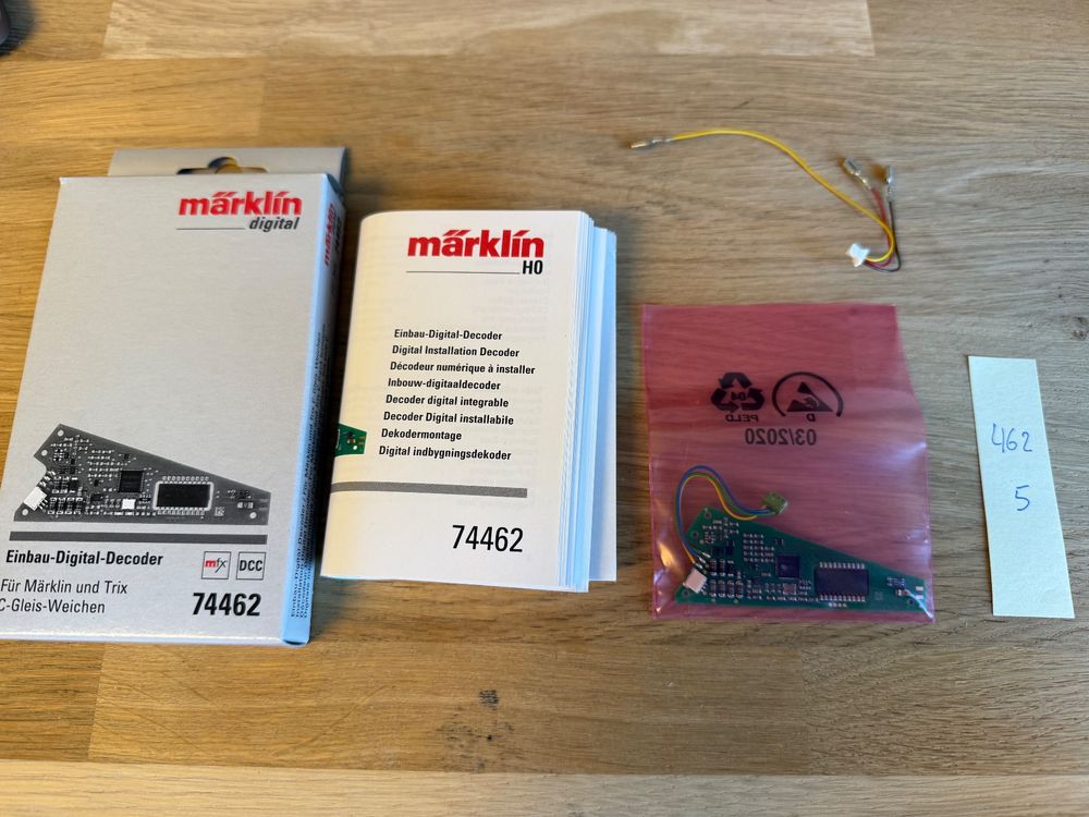 Märklin 74462 Einbau-Digital-Decoder C-Gleis mfx 5 | Kaufen auf Ricardo