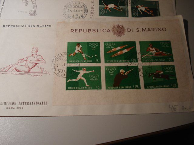San Marino, 3 FDC 1960, Blocks Olympia Rom | Kaufen auf Ricardo