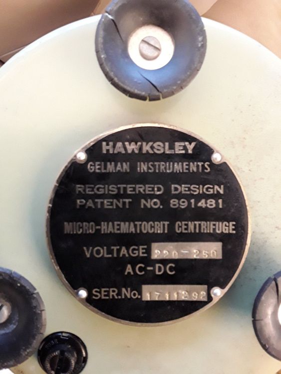 Mico Haematocrit Centrifuge Zentrifuge Hawksley (Gebraucht) in ...
