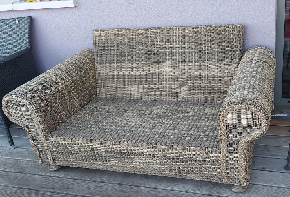 Rattan Garten 2er Sitzsofa | Kaufen auf Ricardo