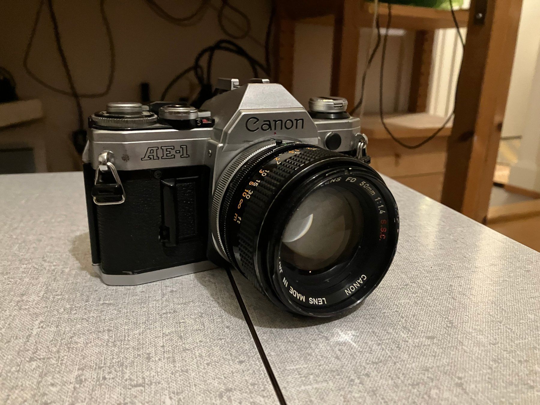 Appareil photo Canon AE-1 avec objectif Canon Lens 50 mm (D'occasion) à ...