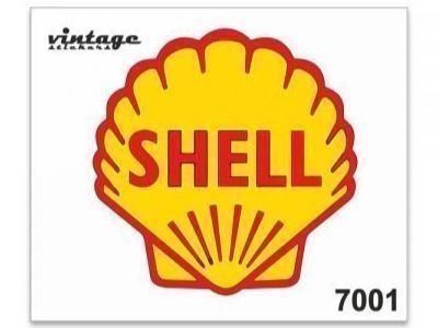 Shell Vintage Aufkleber 8,5x8,4cm (Art. 7001) (Neu und originalverpackt ...