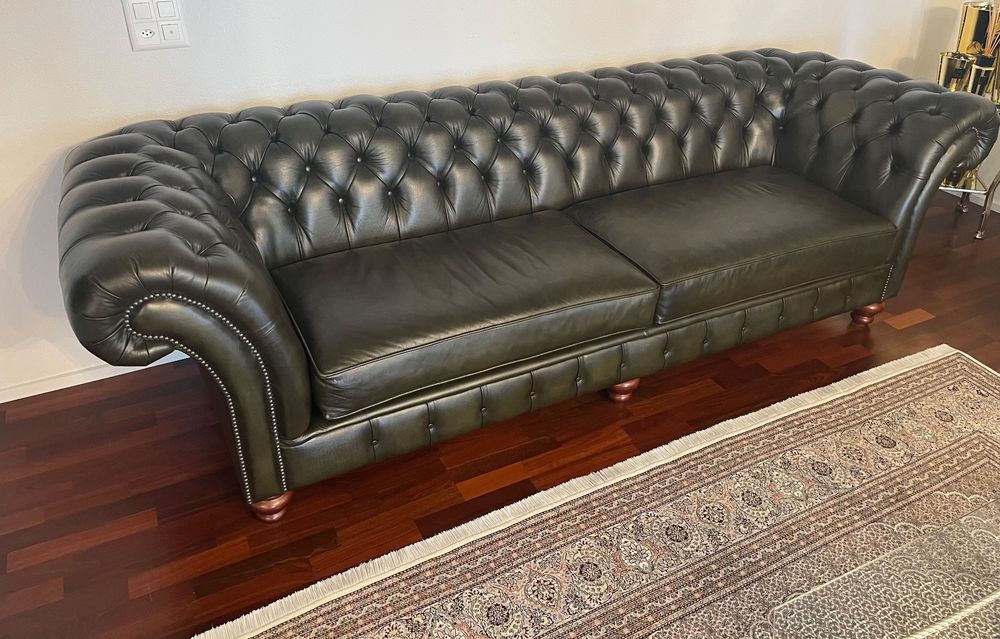 Original Chesterfield Sofa 3-teilig zu verkaufen (Neu (gemäss ...