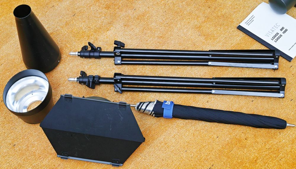 Studioblitzanlage Broncolor Visatec Logos 800 u. Logos 1600 (Gebraucht ...