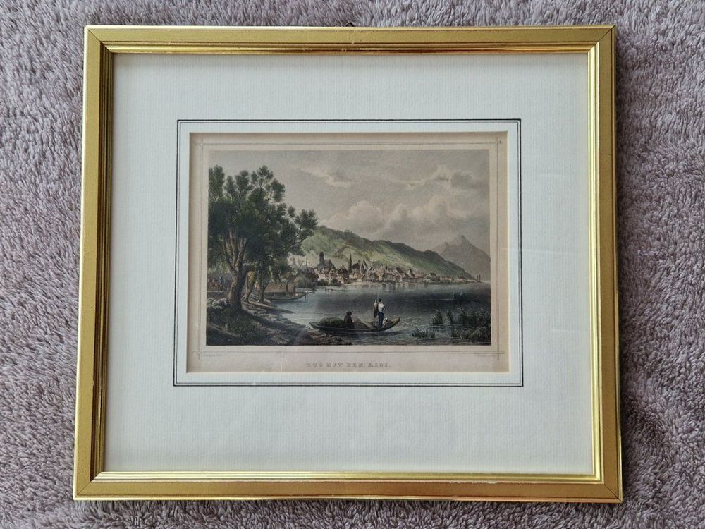 Zug mit der Rigi - Kupferstich | Kaufen auf Ricardo