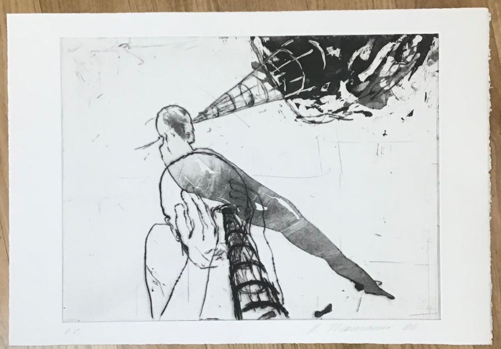 Hans THOMANN (1957) Sehr Seltener Radierung Handsigniert (Gebraucht) in Root für CHF 5 – mit ...