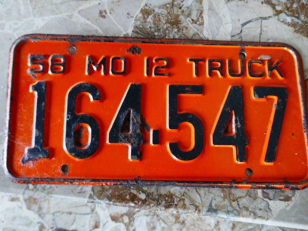 Zwei Autonummernschilder USA TRUCK | Kaufen auf Ricardo