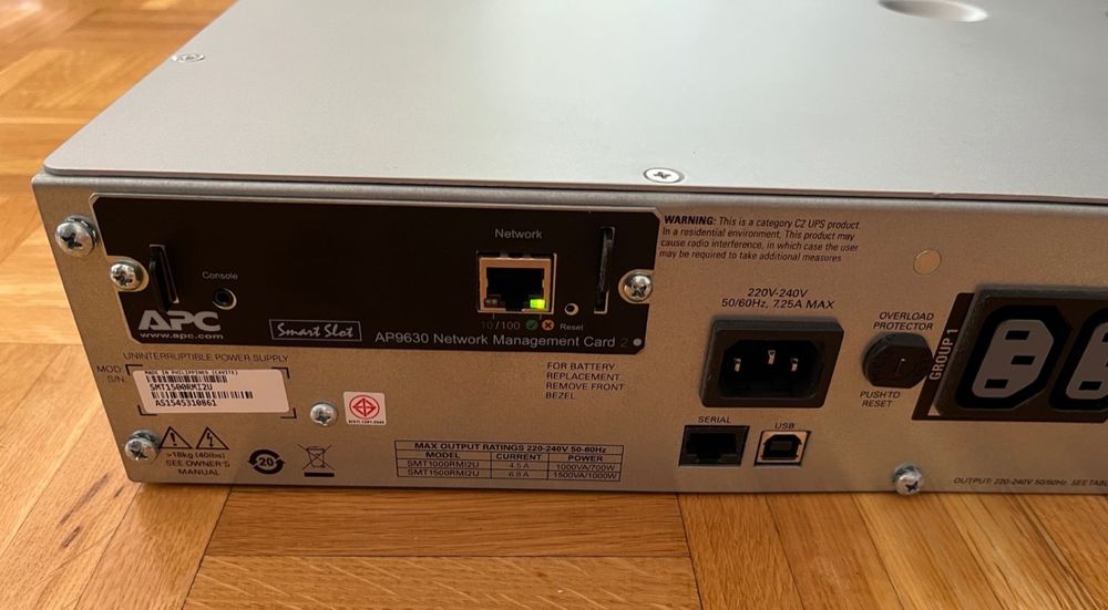 APC Smart-UPS USV 1500VA with NMC2 card | Kaufen auf Ricardo