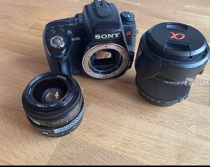 Sony A 580 +2 Objektive (Gebraucht) in Seewis Dorf für CHF 45 – mit ...