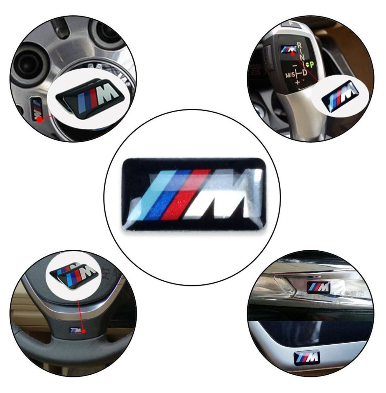 BMW M-LOGO Embleme Felgen Lenkrad etc. (Neu und originalverpackt) in ...