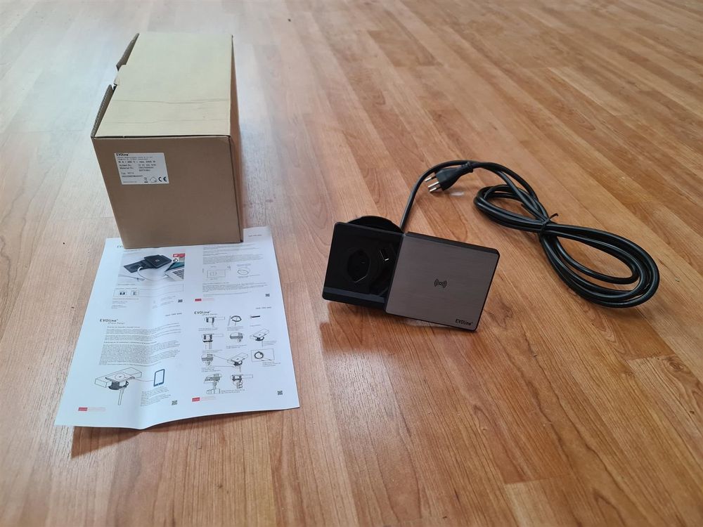 Evo Line Square80 1xT13+1xUSB+QI Funktion ab 1.- (Neu und originalverpackt) in Krinau für CHF 6 ...