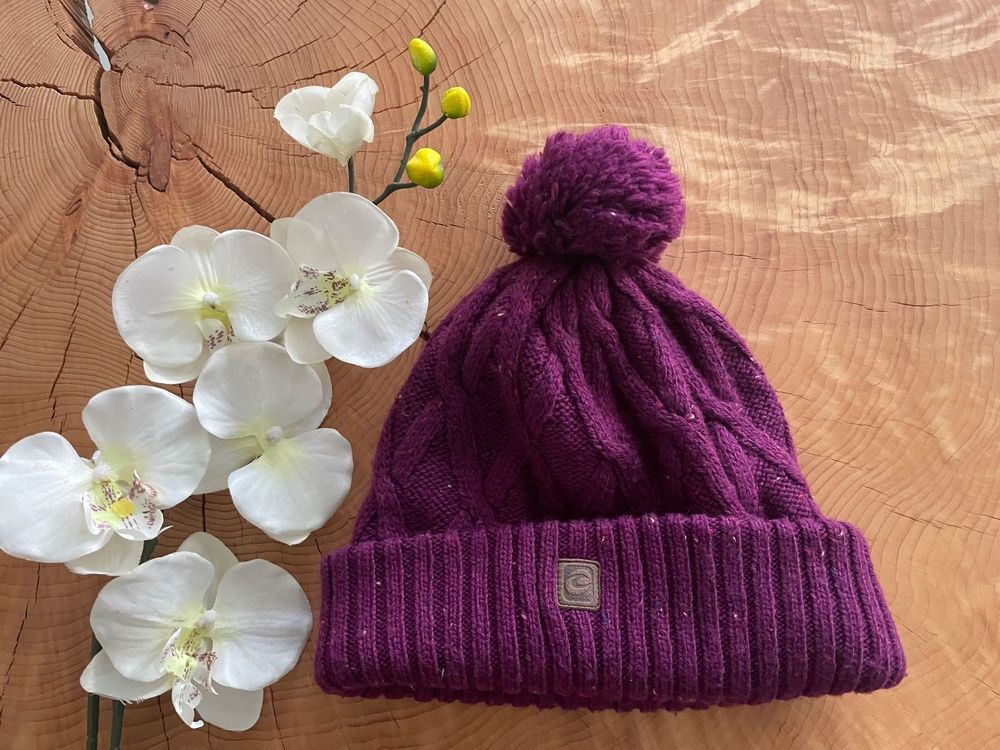 NEU! Violette Mütze aus Strick von RIP CUR / Bonnet (Neu (gemäss ...