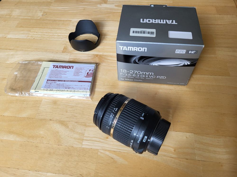 Tamron 18 - 270mm - F3.5 - 6.3 Di II VC PZD für Nikons DX | Kaufen auf Ricardo