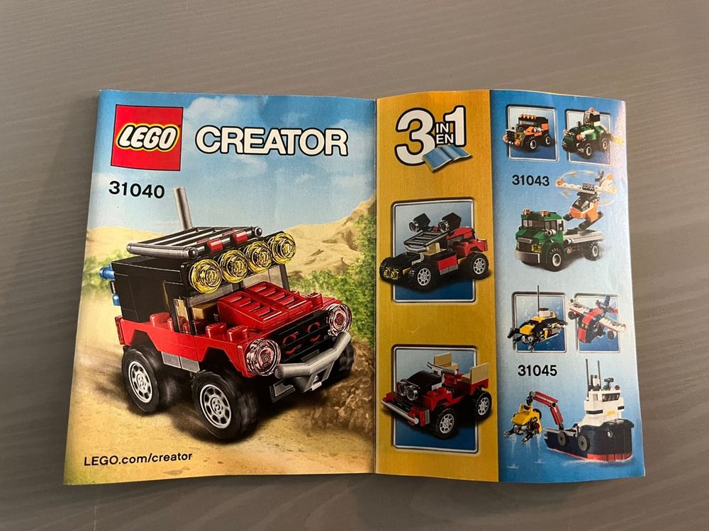 LEGO Creator 31040 - Wüstencrosser - Komplett mit Anleitung! (Gebraucht ...