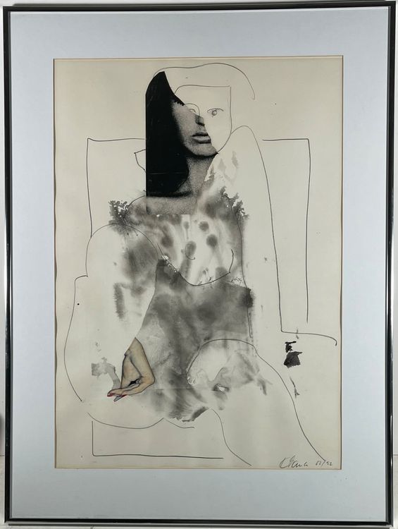 Grosse Lithographie, Unleserlich Signiert (Gebraucht) in Root für CHF 74 – mit Lieferung auf ...