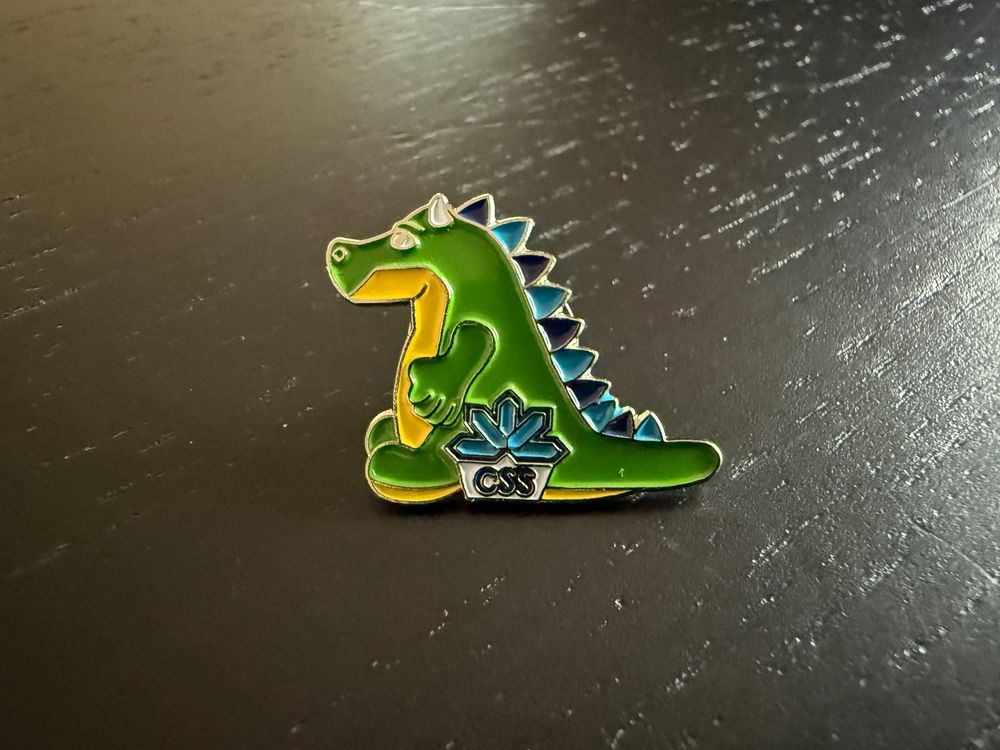 Coole CSS Dino Pin Anstecker – Ein Muss für Nerds! (Gebraucht) in ...