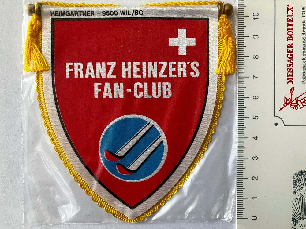 Vintage Fanion/Wimpel FAN-CLUB "FRANZ HEINZER'S" (Neu und originalverpackt) in Gland für CHF 9 ...