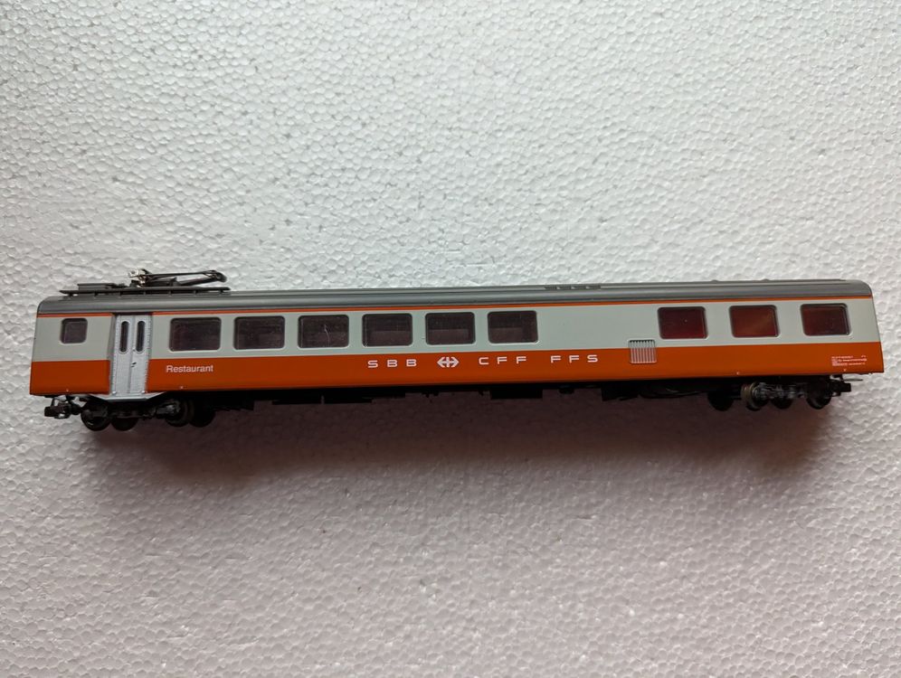 Speisewagen 50 85 88-34 000-2, Swiss Express, Liliput H0-GS (Gebraucht) in Lanzenhäusern für CHF ...