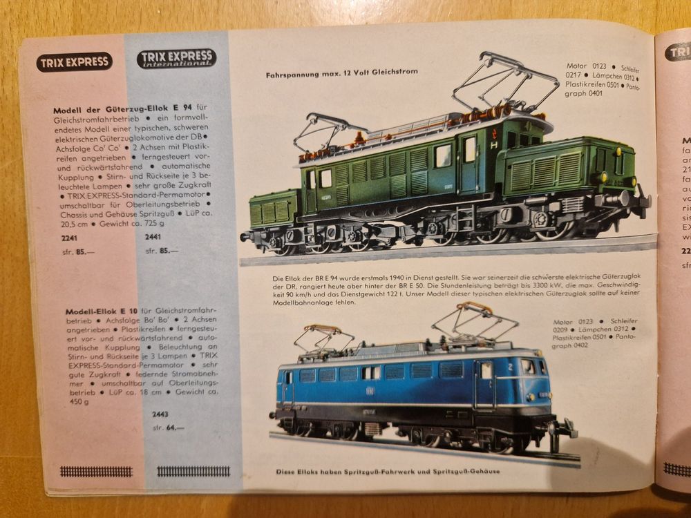TRIX EXPRESS Katalog 1964 – Schweizer Ausgabe – Rar Original (Gebraucht ...
