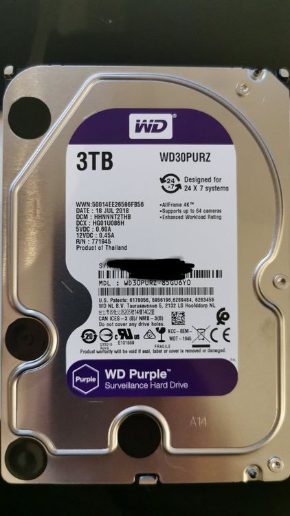 WD Purple 3TB (WD30PURZ) | Kaufen auf Ricardo