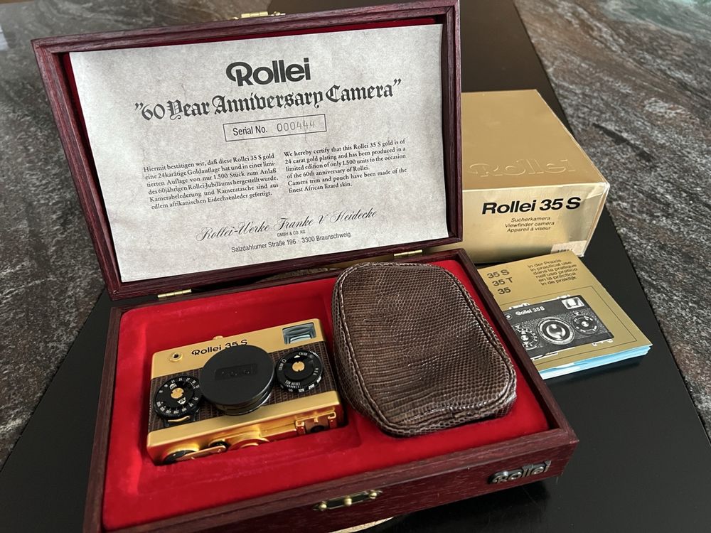 Rollei 35S Gold 60th limitierte Auflage (1500) (Neu (gemäss Beschreibung)) in Reiden für CHF ...