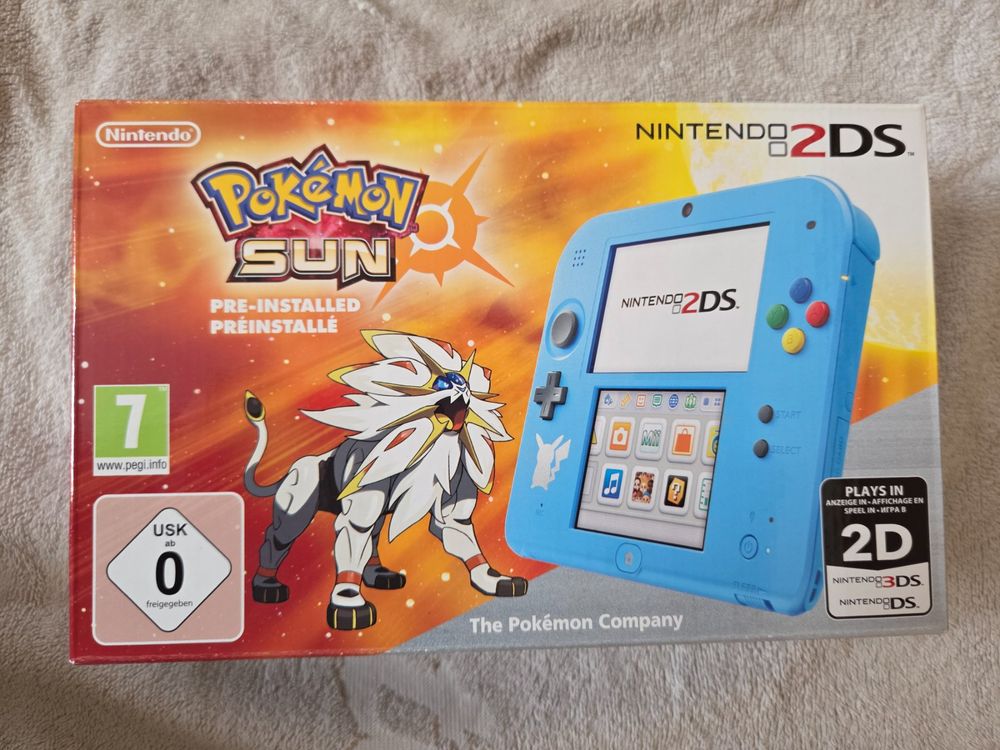 Nintendo 2DS Special Edition - Pokémon Sonne - OVP Top! (Gebraucht) in ...