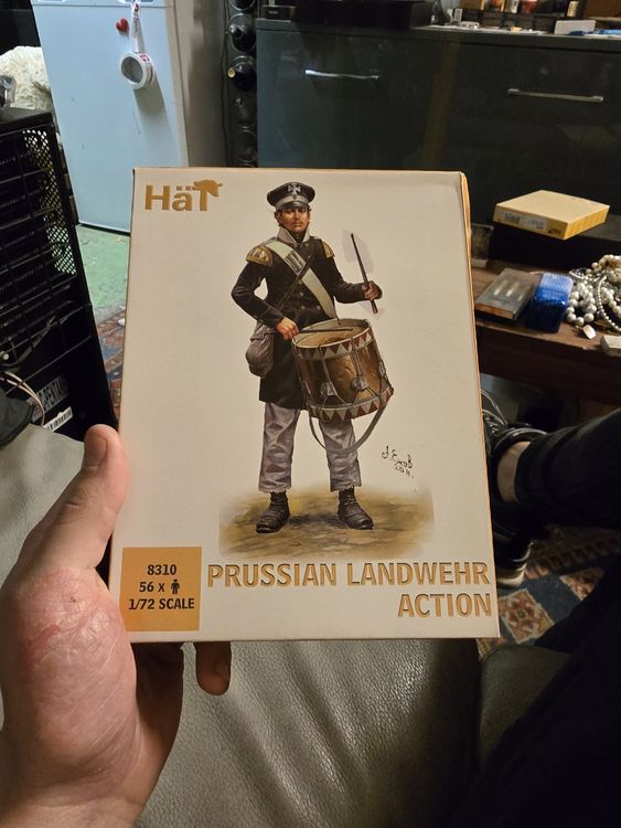 Hät 8310 Preussische Landwehr Action, 1/72 (x) (Neu und ...