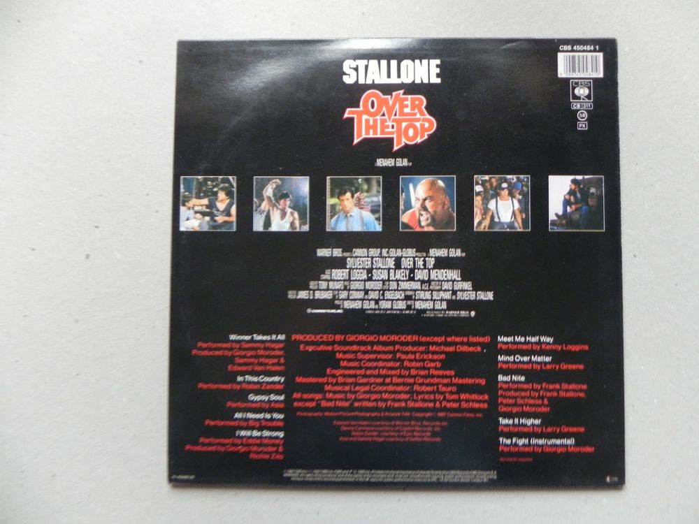 LP Movie Film Over the Top 1987 Sylvester Sallone | Kaufen auf Ricardo