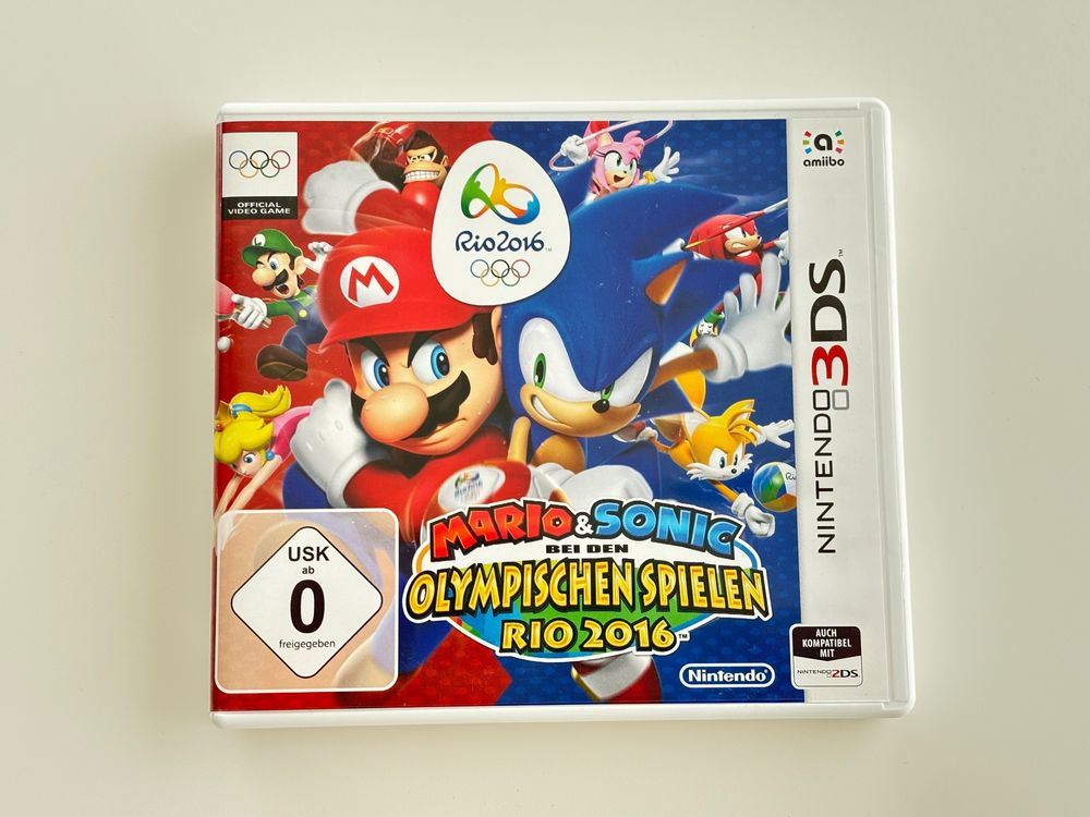 Nintendo 3DS : Mario & Sonic Olympische Spiele Rio 2016 (Gebraucht) in ...