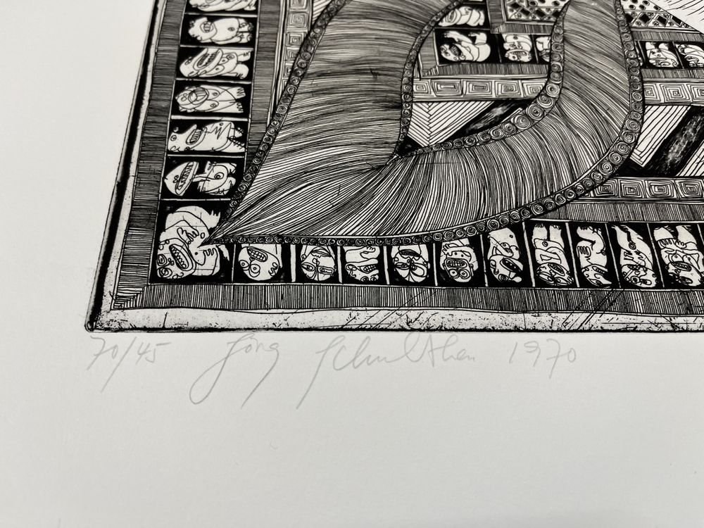 aus Grafiksammlung Radierung von Jörg Shimon Schuldhess 1970 (Gebraucht ...
