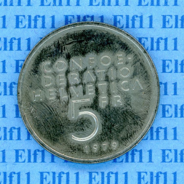 CHF___5.00 1979 Einstein Formel -stgl 5 Franken (Neu (gemäss Beschreibung)) in Widnau für CHF 12 ...