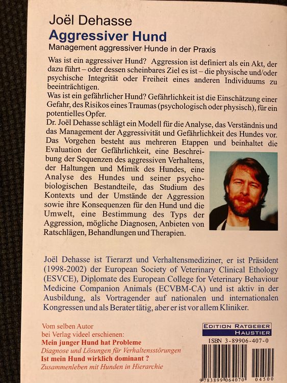 Aggressiver Hund, 2 Ratgeber (Gebraucht) in Baden für CHF 8.5 – mit Lieferung auf Ricardo kaufen
