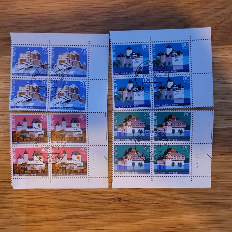 Los Mit 4er Blocks Pro Patria 78 (Gebraucht) in Biel/Bienne für CHF 1 ...