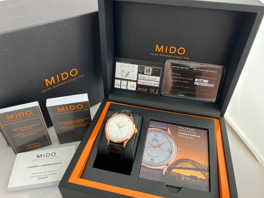 Mido Multifort Datometer Super - Automatik Limited Full Set (Gebraucht ...