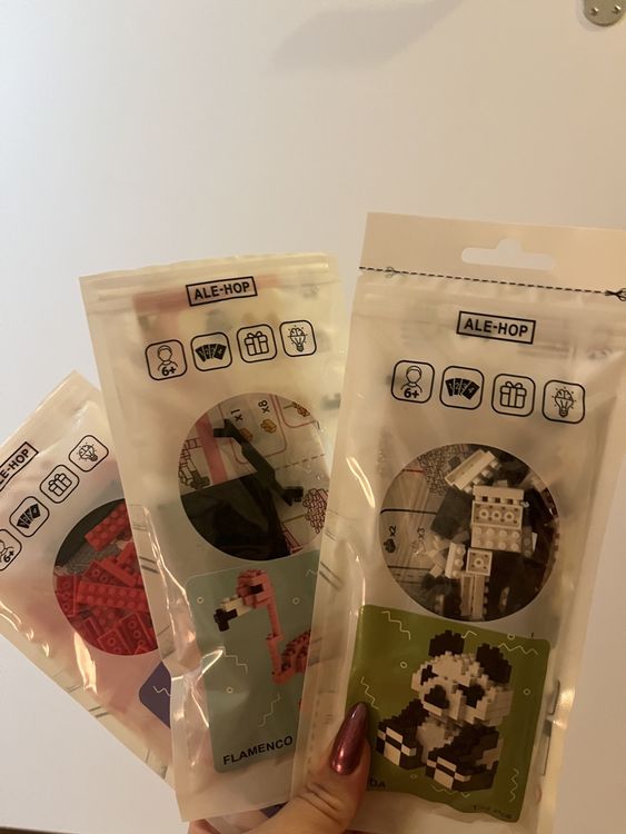 3 Ale-Hop Bauset: Panda, Flamingo & T-Rex (Gebraucht) in Basel für CHF ...